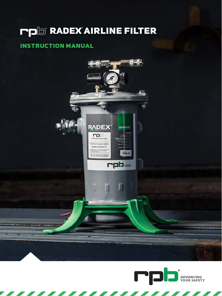 RPB Radex Airline Filter Instruction Manual-1 | PDF | Carbon | Pollution