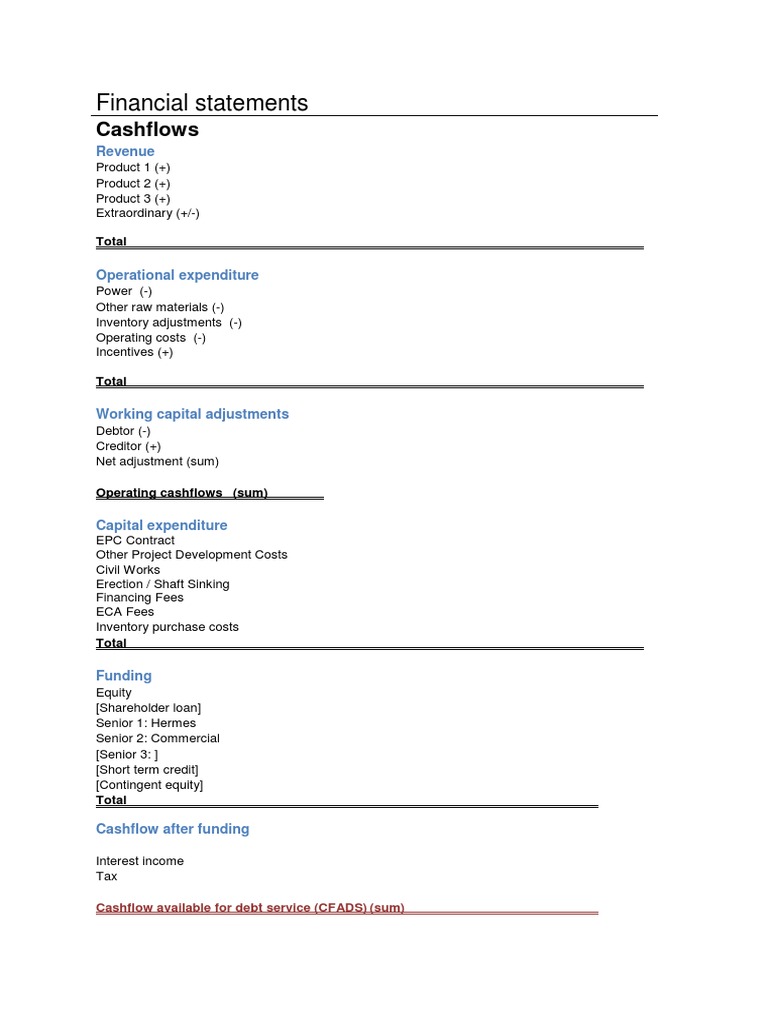 Comprehensive Financial Cashflow Analysis | PDF