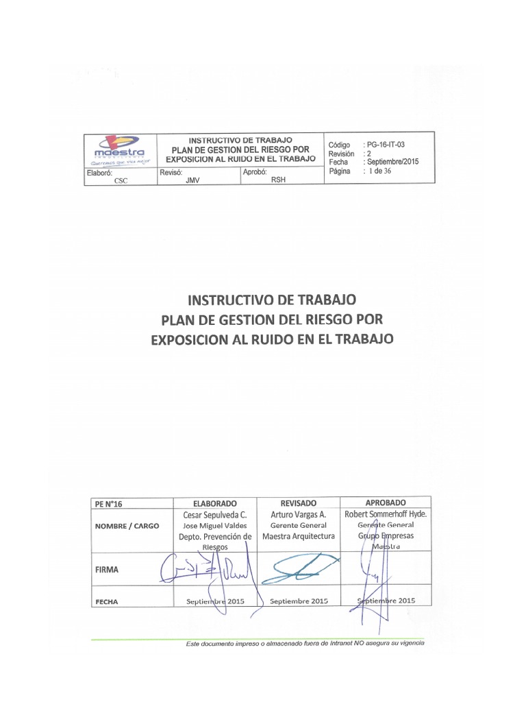 PREXOR | PDF | Decibel | Seguridad y salud ocupacional