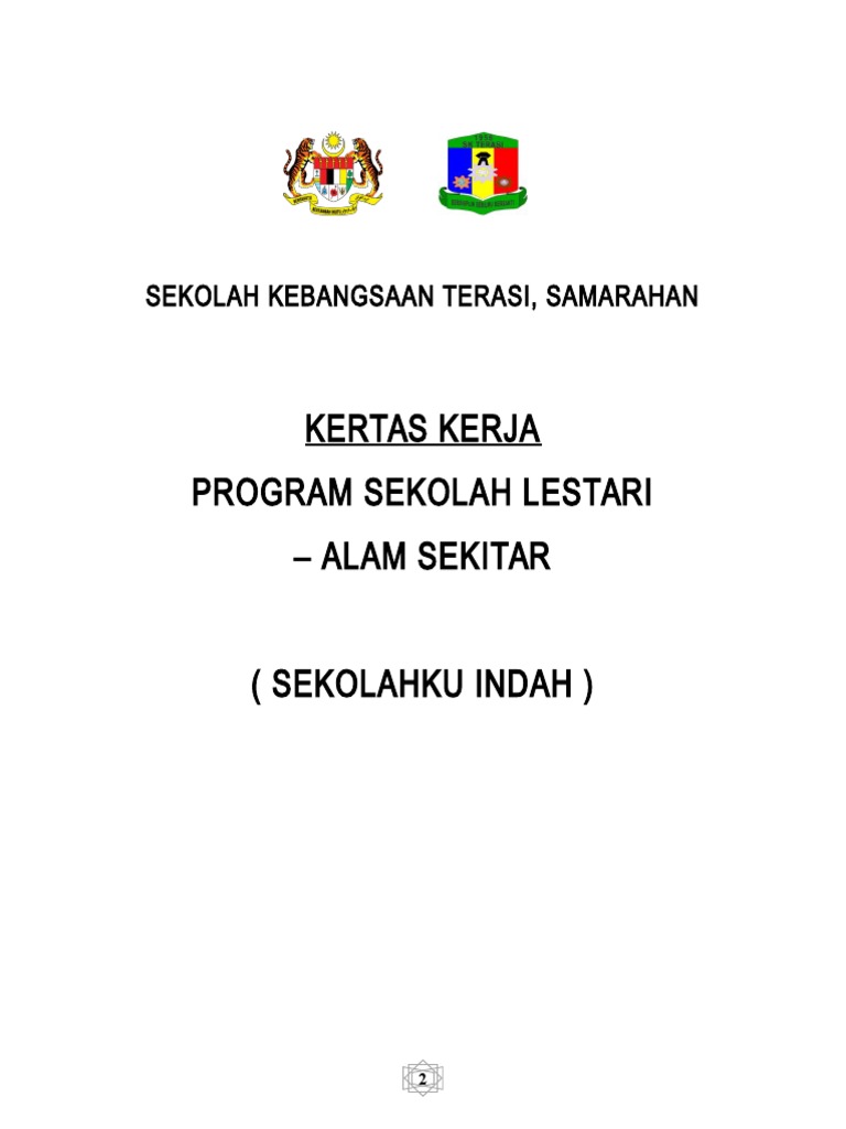 Kertas Kerja Projek 3K Keceriaan Sekolah 2017 | PDF