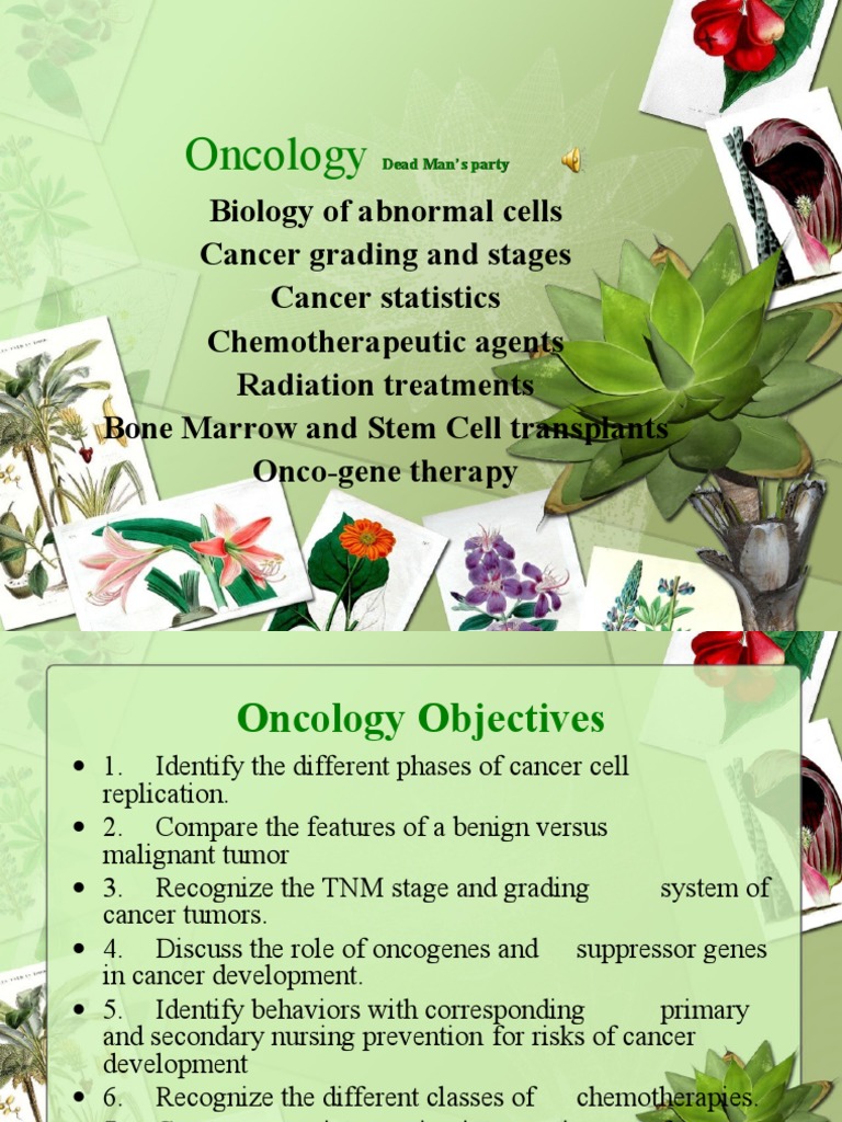 Oncology Lecture | PDF | Leukemia | Cancer