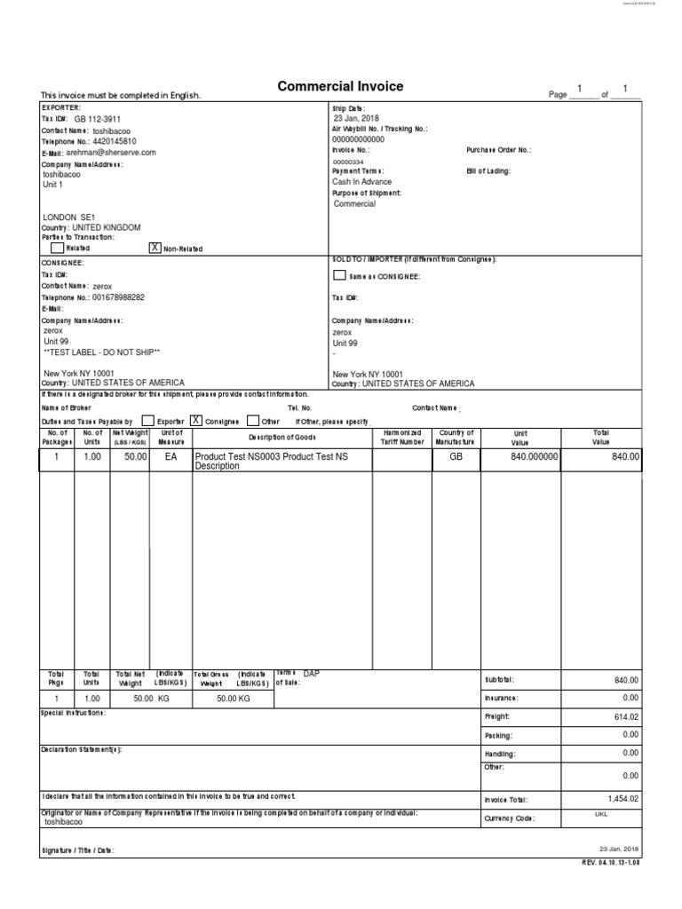 Fake | PDF | Invoice | Services (Economics)