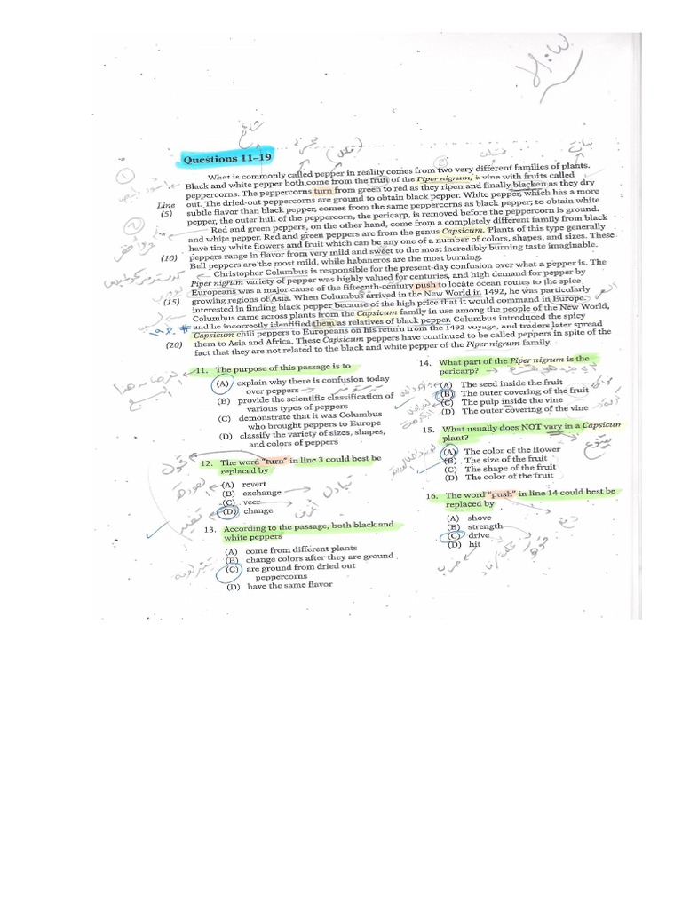 Soal Reading TOEFL | PDF