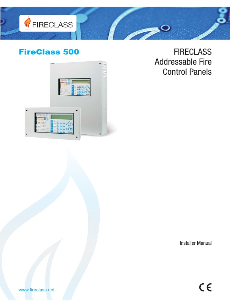 FireClass FC510 FC520 Addressable Fire Alarm Control Panel Manual | PDF | Power Supply | Input ...