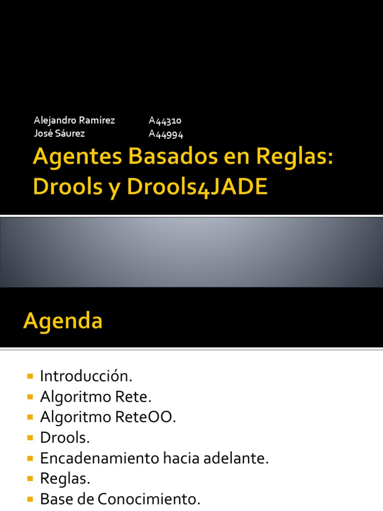 Drools y Drools4Jade | PDF | Java (lenguaje de programación) | Clase (Programación informática)