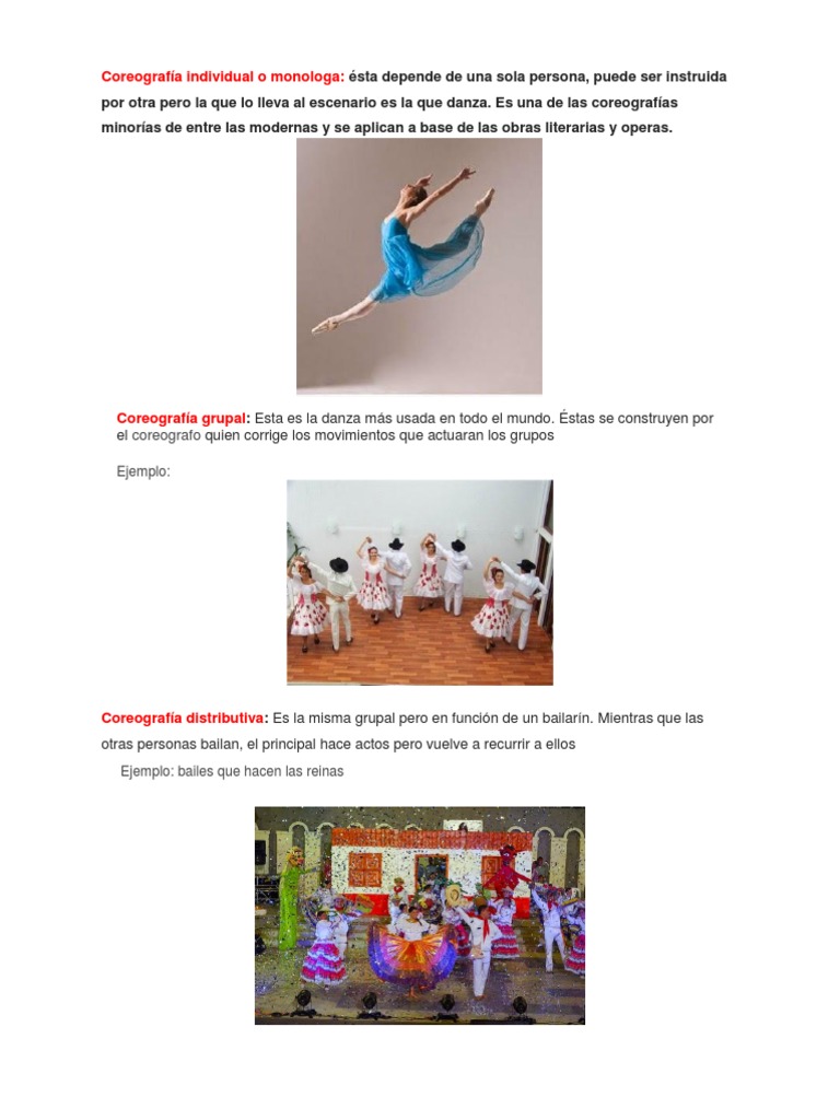 Coreografía Individual o Monologa | PDF | Bailes | Las artes escénicas
