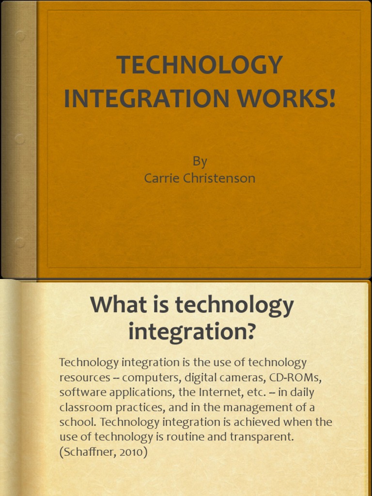 Technology Integration Works!: by Carrie Christenson | PDF ...