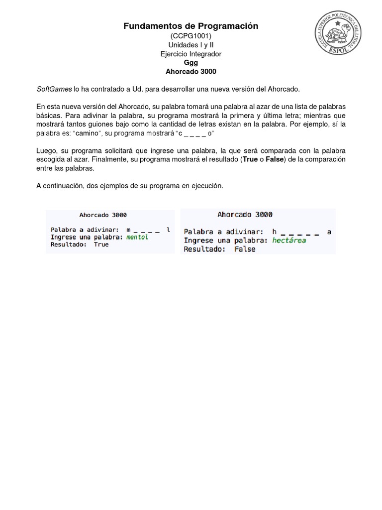 Unidad 02 - Ejercicio Integrador | PDF