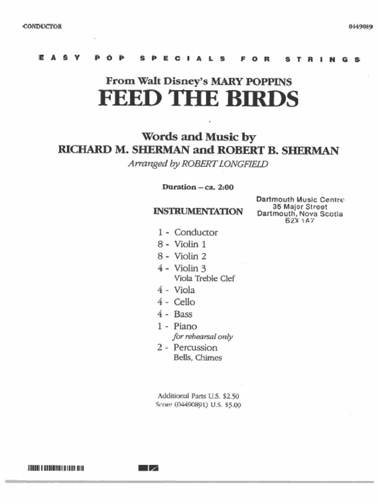 Feed The Birds | PDF
