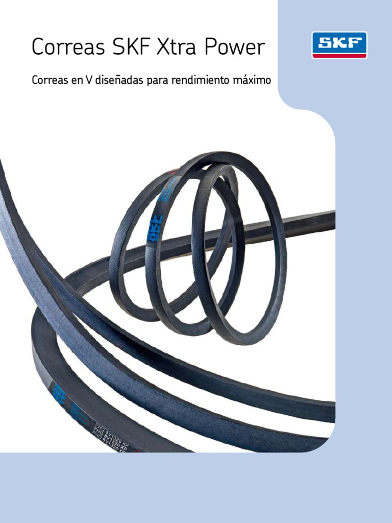 Correas SKF Xtra Power | PDF | Cuerda | Ingeniería mecánica