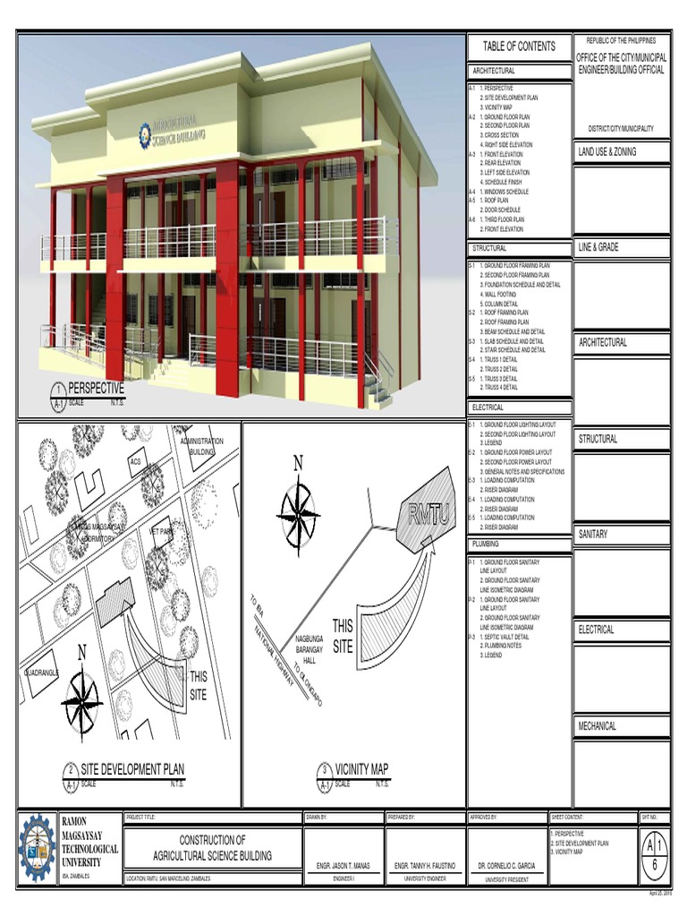 Agricultural Science Building Plans | PDF | Architectural Elements ...