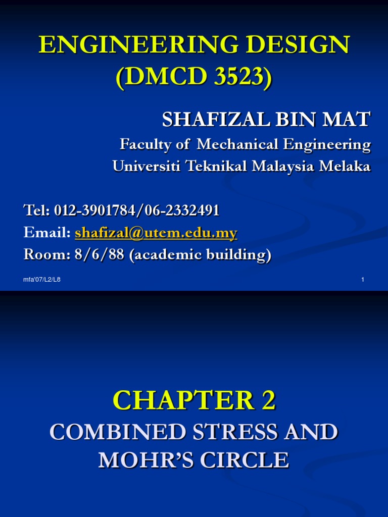 Engineering Design Chapter 2 Cond Pdf Solid Mechanics Classical