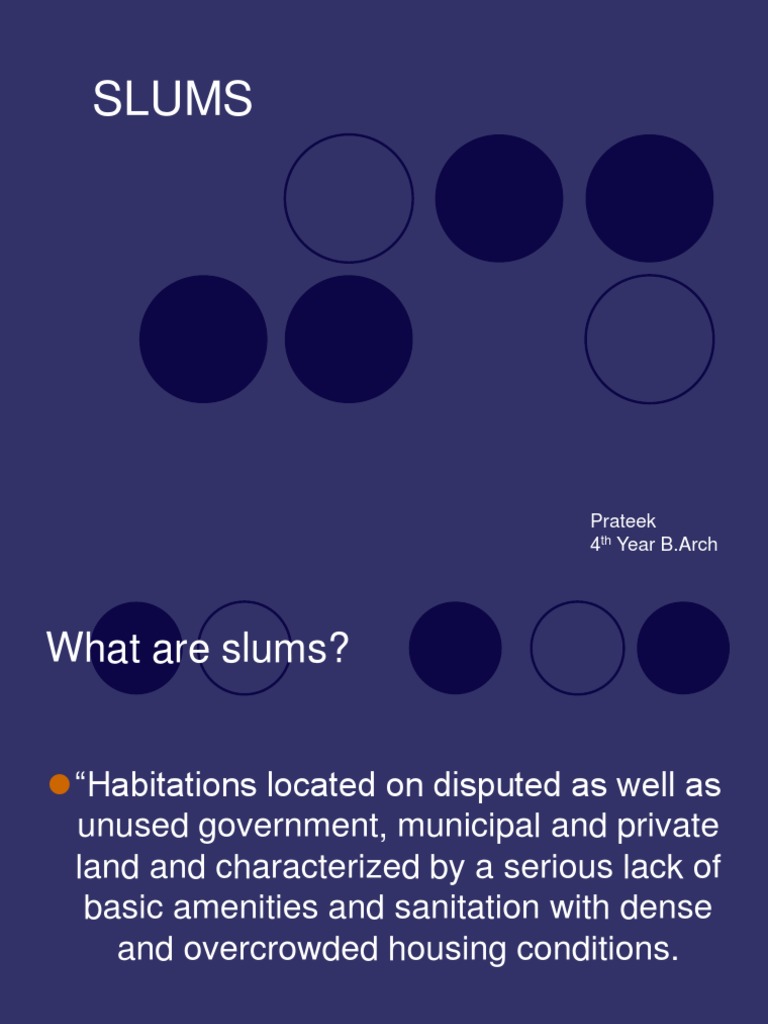Slum | PDF | Slum | Employment