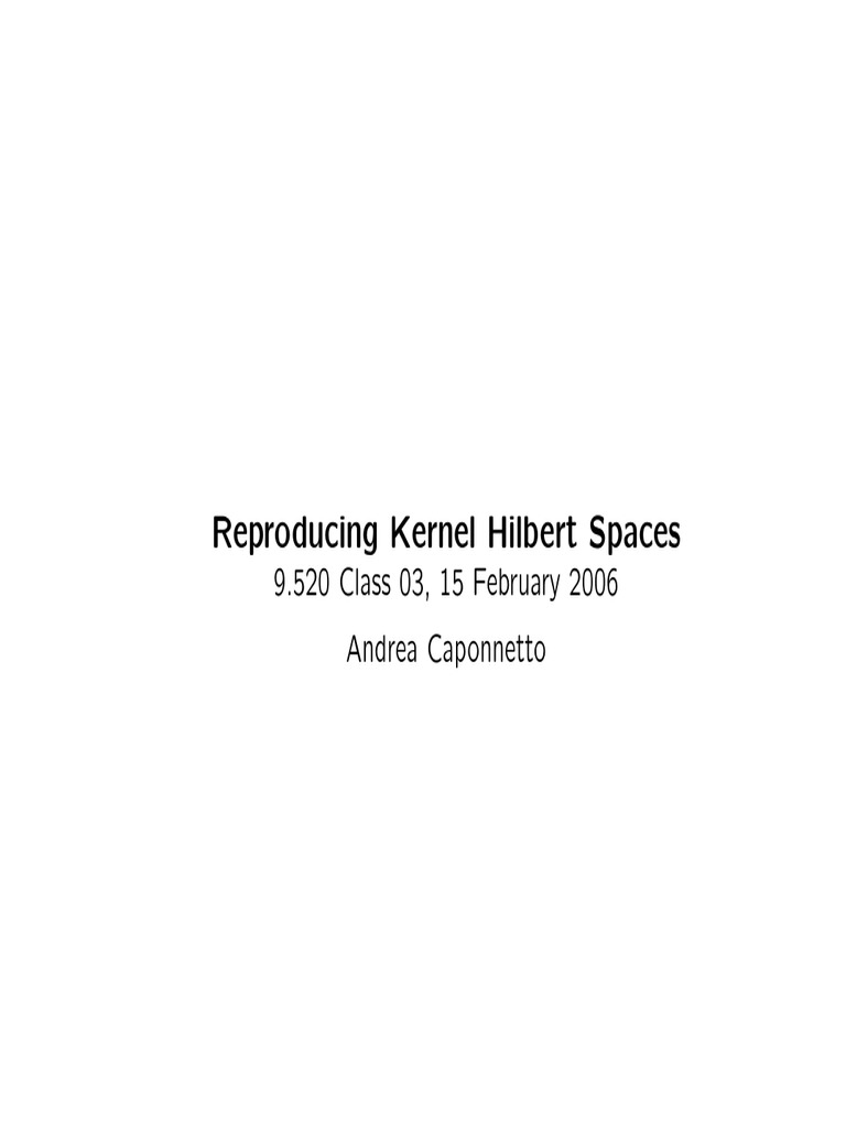 Class 03 | PDF | Hilbert Space | Norm (Mathematics)