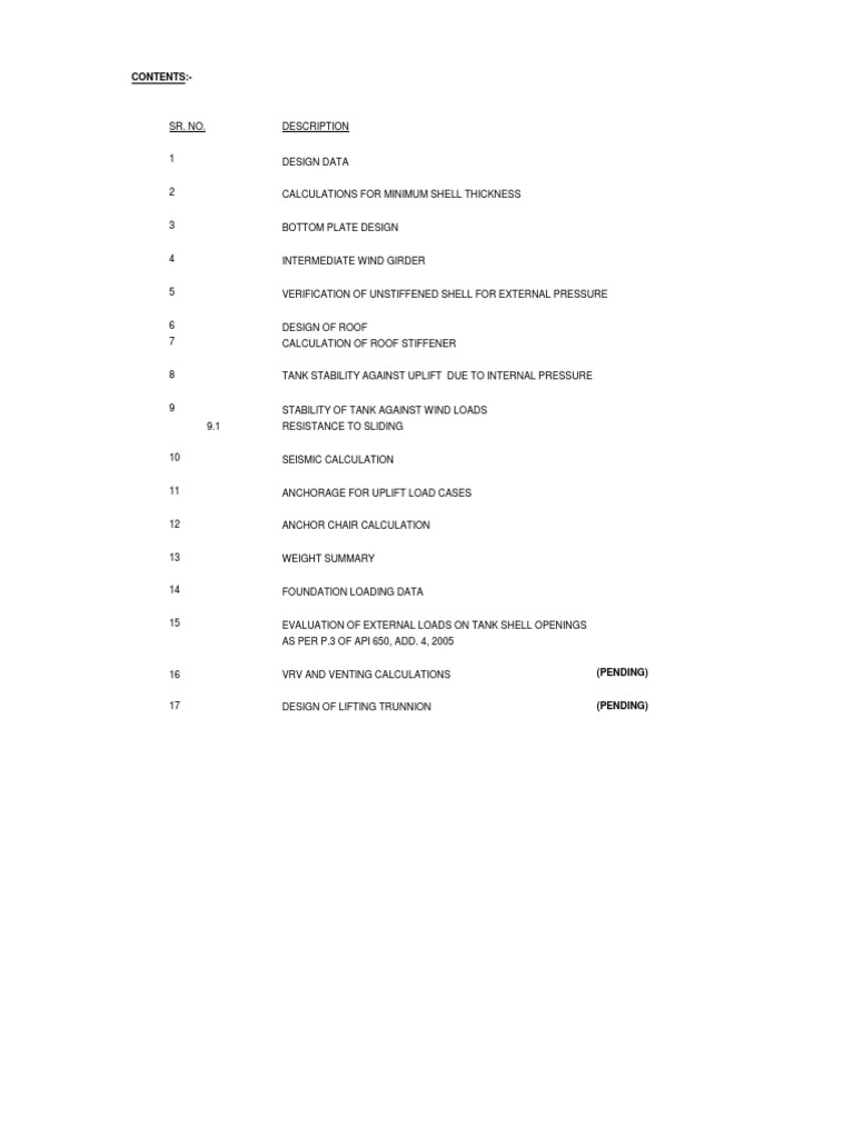API 650 Design Tanks | PDF | Bending | Beam (Structure)