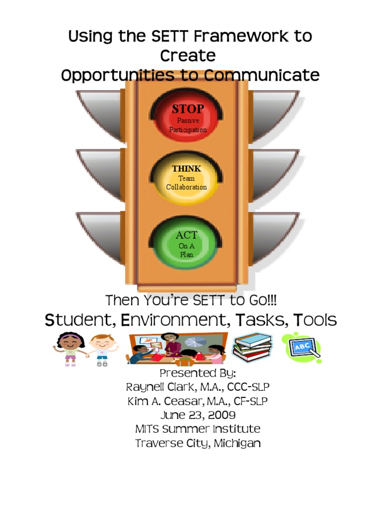 The SETT Framework-MITS Handout | PDF | Individualized Education ...
