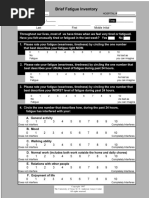 Brief Pain Inventory Final | PDF | Symptoms And Signs | Feeling