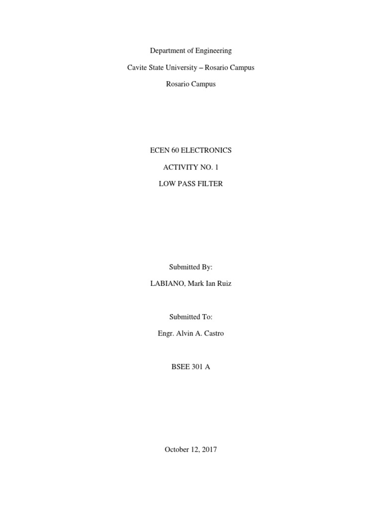 LaboratoryReport LABIANO Act 1 | PDF