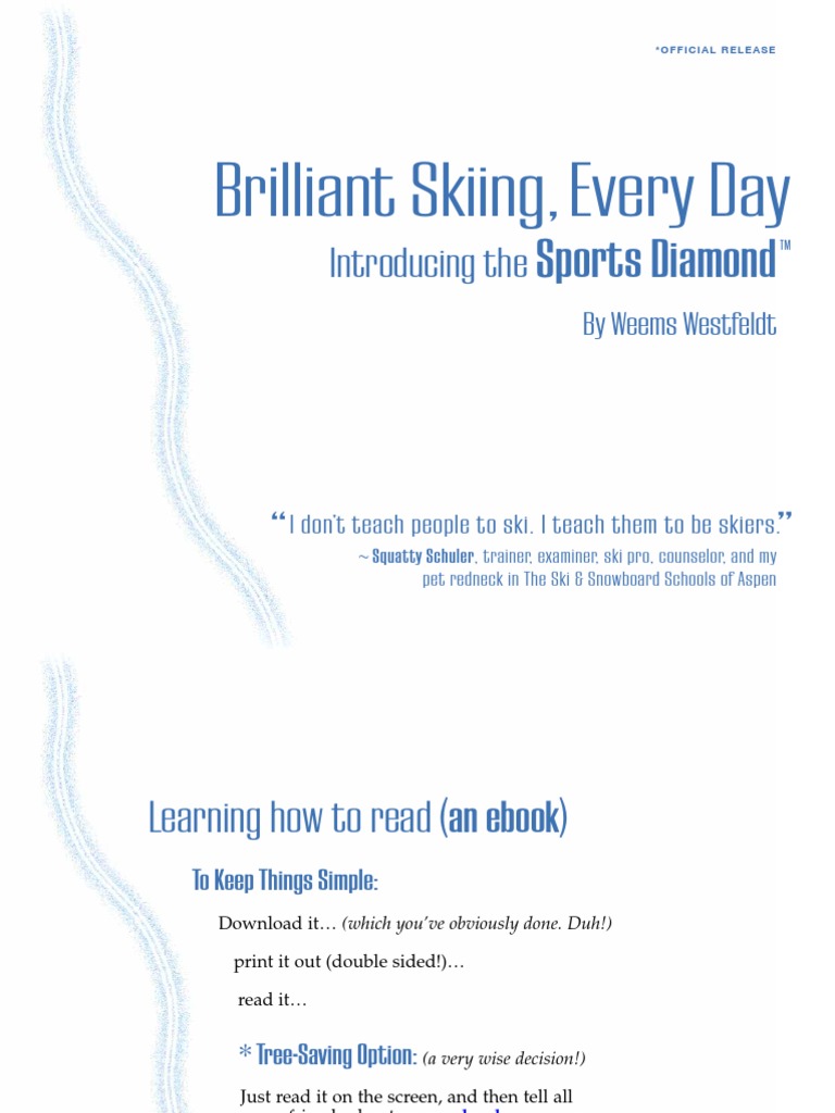 Brilliant Skiing, Every Day: Introducing The | PDF | Leadership ...