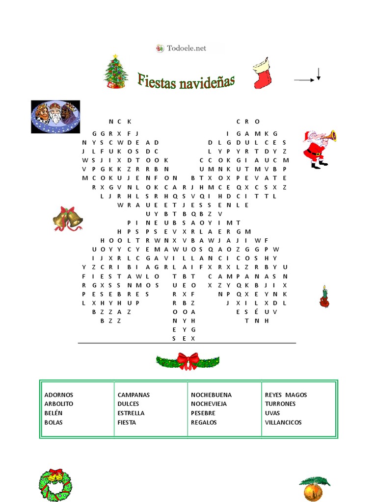 Nancy Sopa de Letras Navidad | PDF