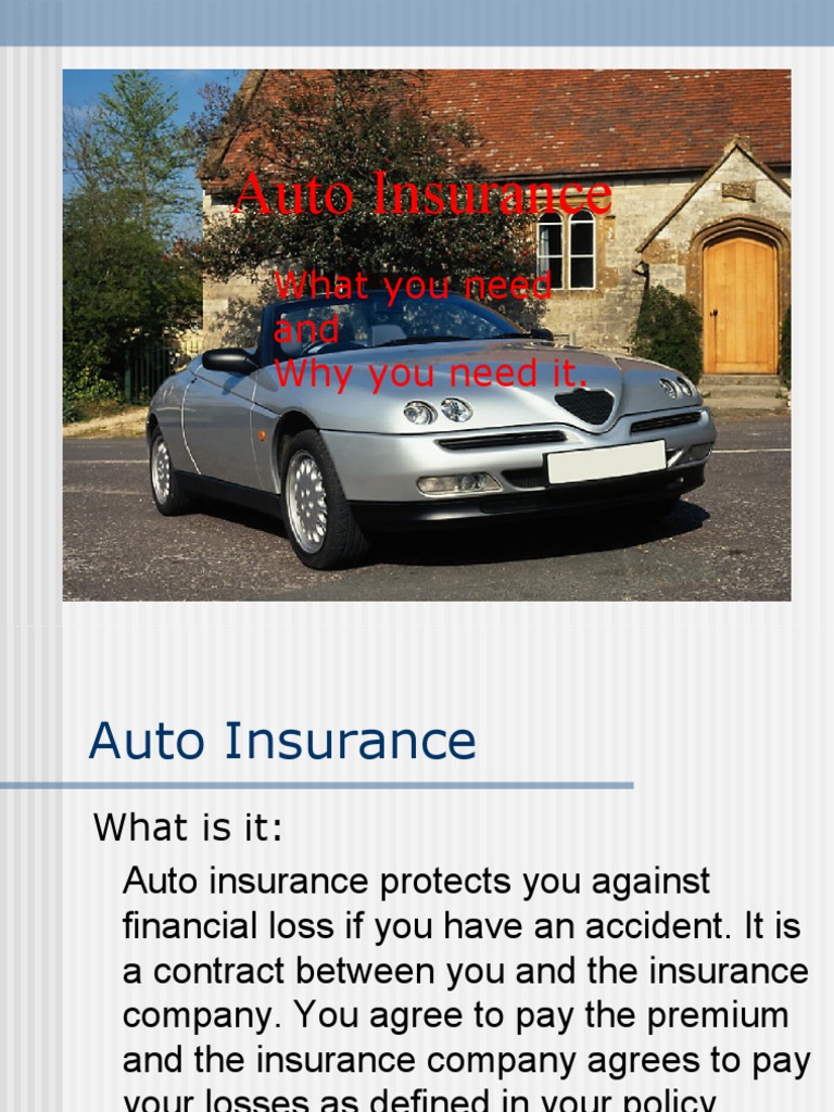 Auto Insurance | PDF | Vehicle Insurance | Insurance
