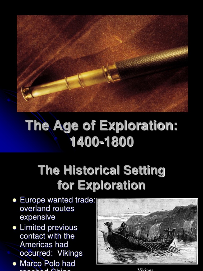 The Age of Exploration | PDF | New France | Exploration
