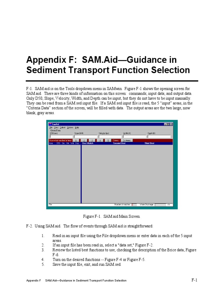 Appendix F | Menu (Computing) | Computer File