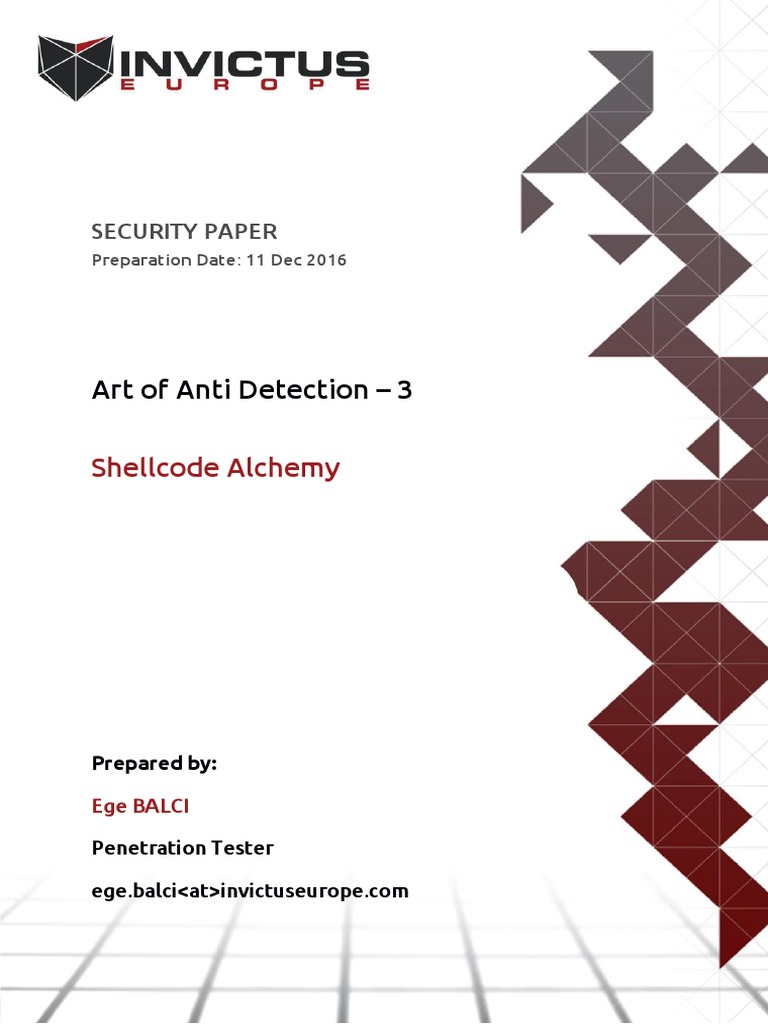 Art of Anti Detection | PDF | Computer Architecture | System Software