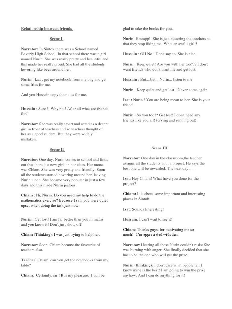 Role Play Script | PDF