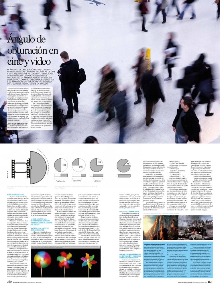 Angulo de Obturacion en Cine y Video | PDF | Cuadros por segundo | Vídeo