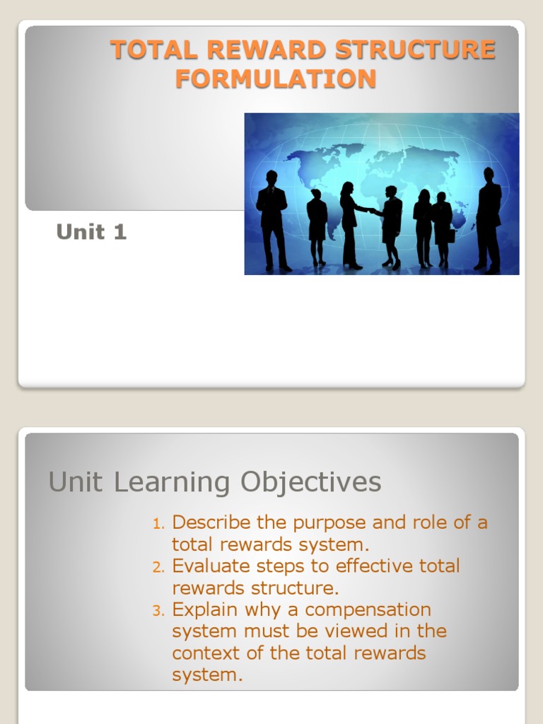 Unit 1 - Total Reward Structure Formulation | PDF | Reward System ...