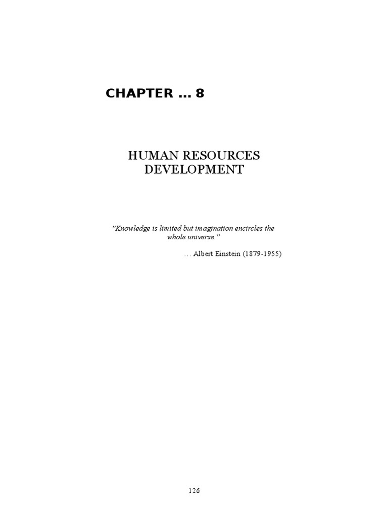 Chapter 8: Human Resources Development | PDF | Net Present Value ...