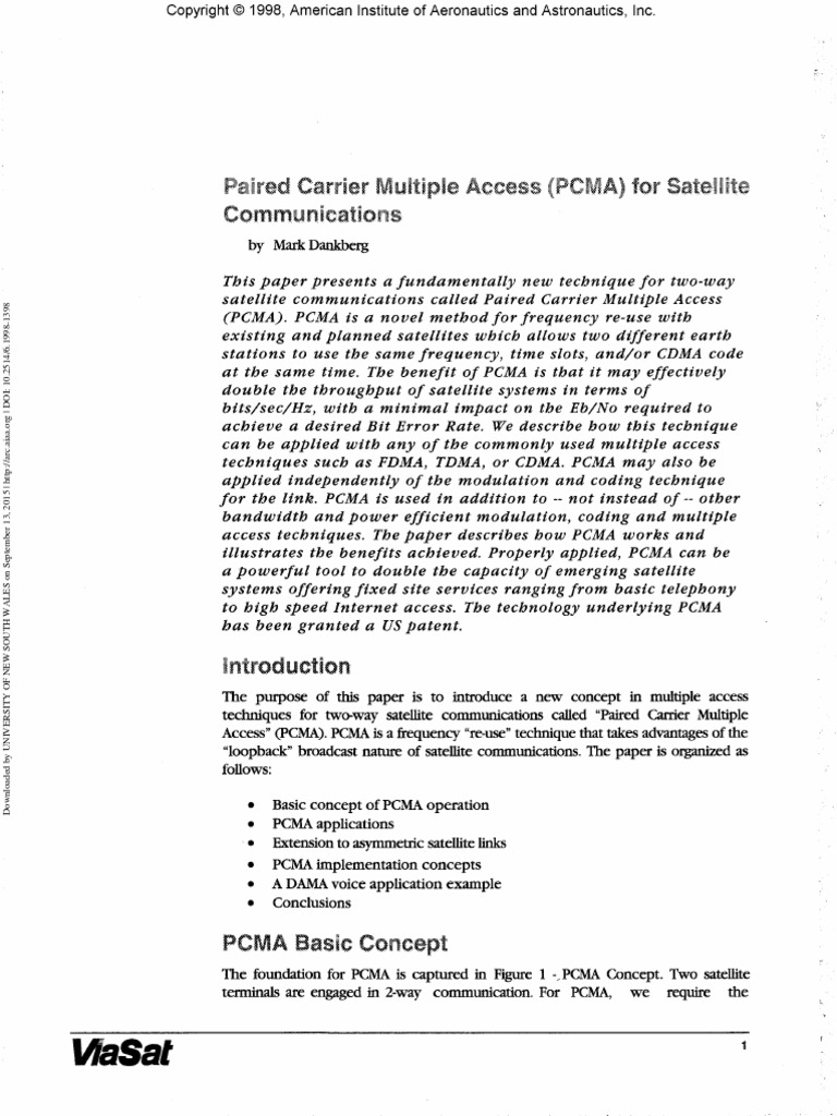Paired Carrier Multiple Access For Communication PDF | PDF | Channel ...
