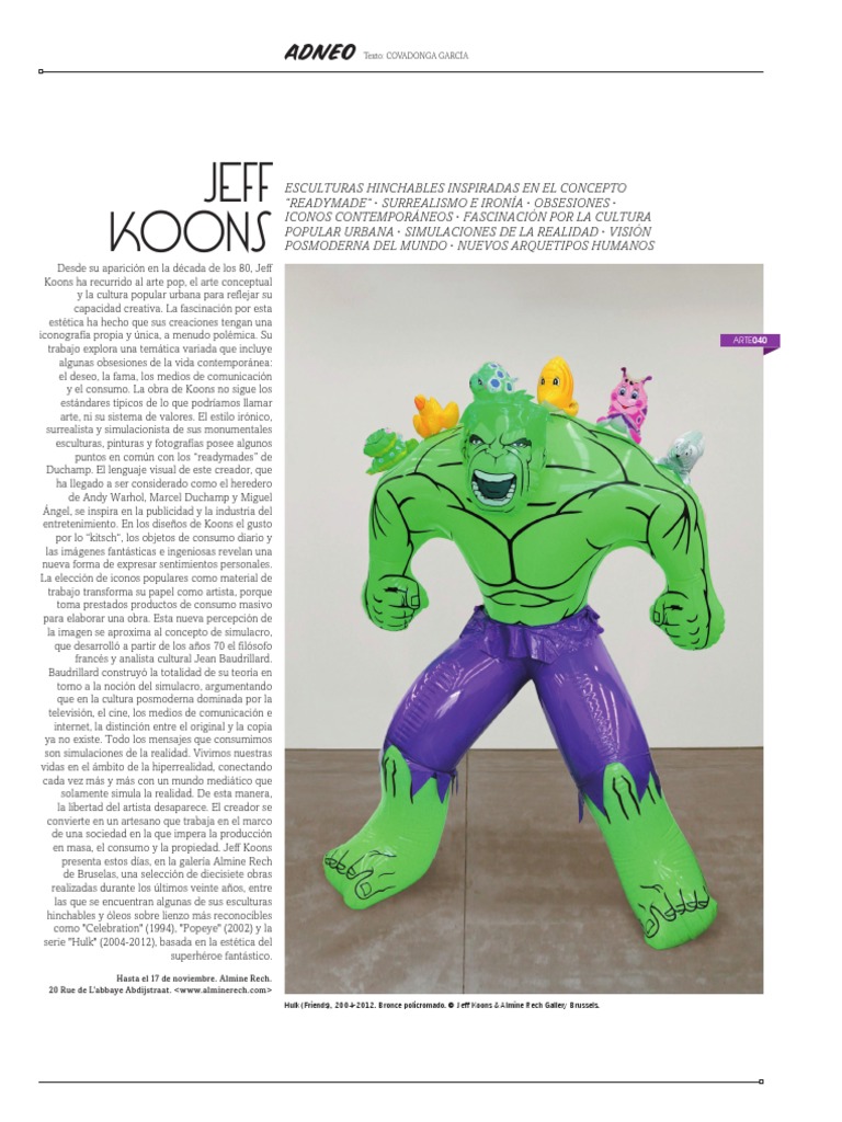Koons PDF | PDF | Imagen | Estética