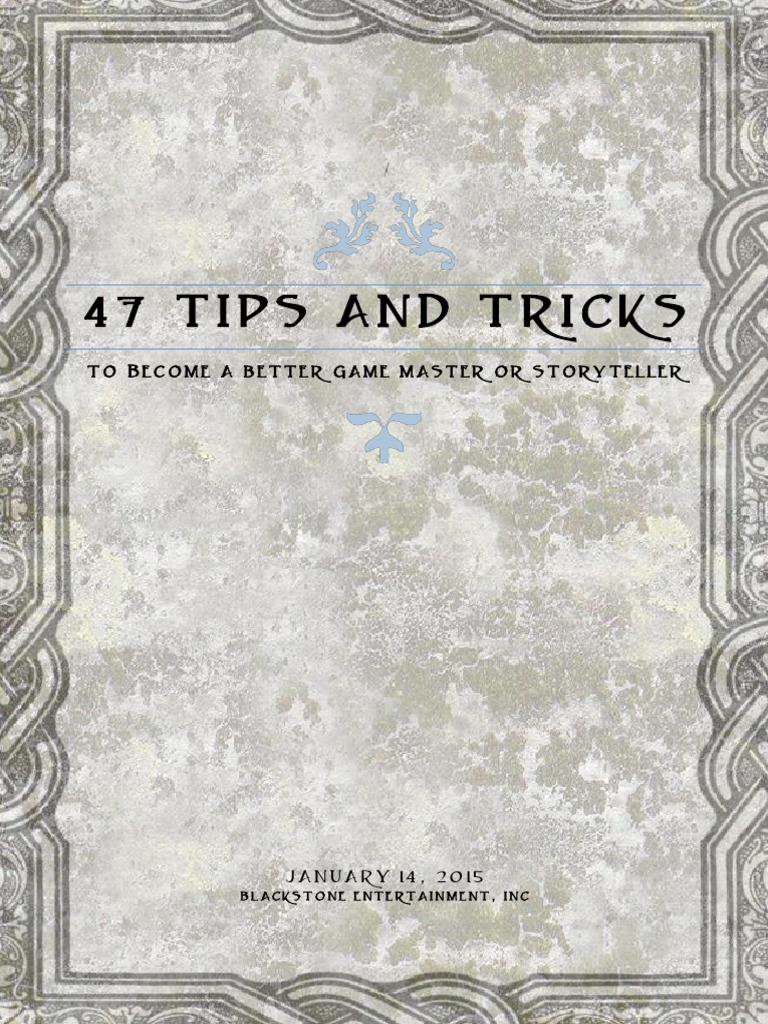 Master Storytelling Tips for RPGs | PDF | Storytelling | Narrative