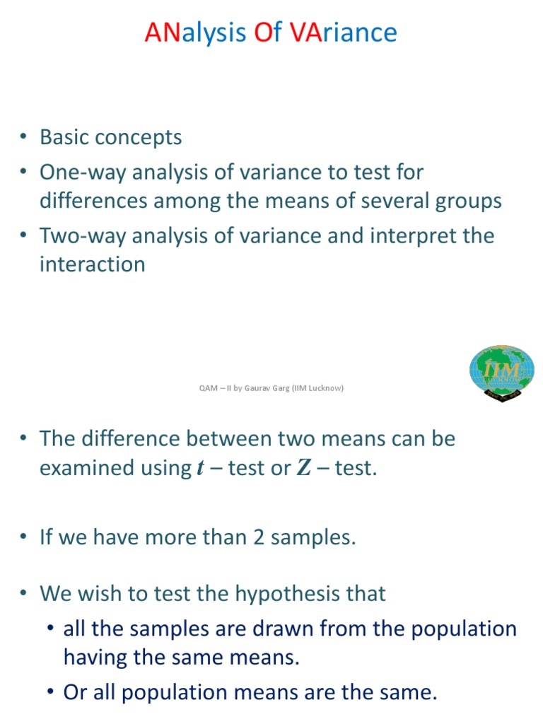 6 Anova | PDF | Analysis Of Variance | Errors And Residuals