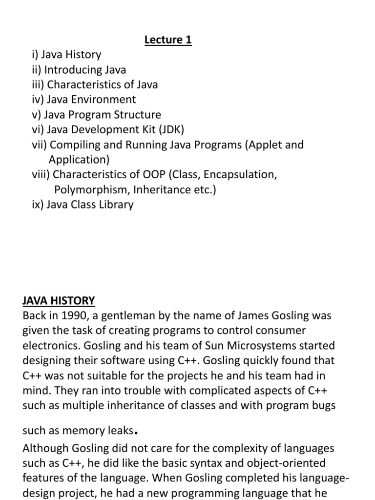 Fundamentals OOP | PDF | Java (Programming Language) | Class (Computer Programming)