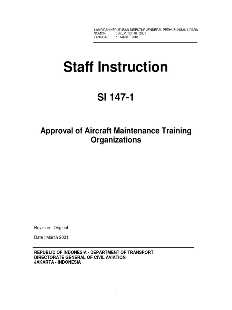 Aircraft Maintenance Training Approval Guide | PDF | Test (Assessment ...