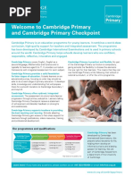 Cambridge Primary Program | PDF | Curriculum | Teaching Method
