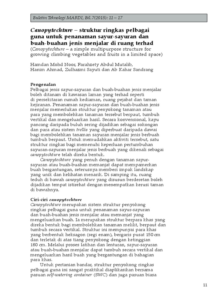 Canopy Tech Ture | PDF