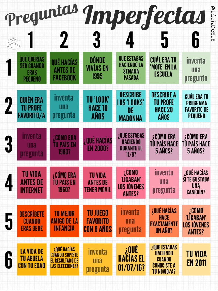 Juego - Preguntas Imperfectas