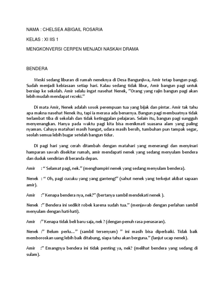 Mengubah Cerpen Menjadi Naskah Drama | PDF | Perjalanan | Seni