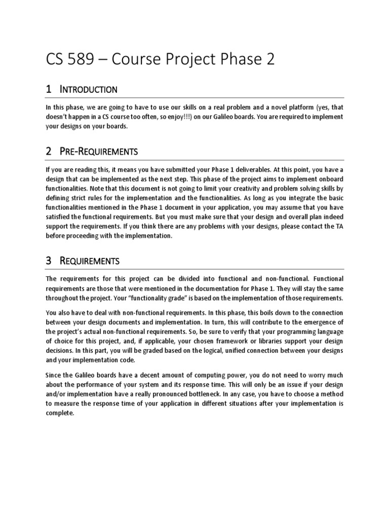Cs 589 Course Project Phase 2 Ntroduction Pdf Message Passing Programming Language