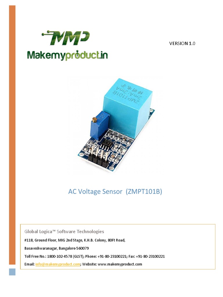AC Voltage Sensor | PDF | Alternating Current | Capacitor