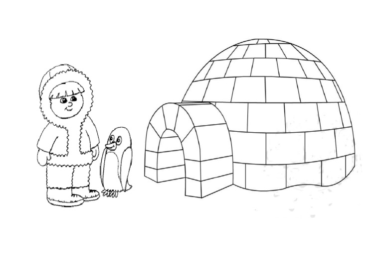 Eschimos Si Iglu Colorare | PDF