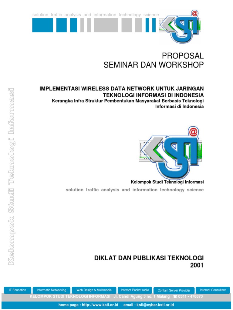 Contoh Proposal Workshop Atau Seminar Komplit | PDF