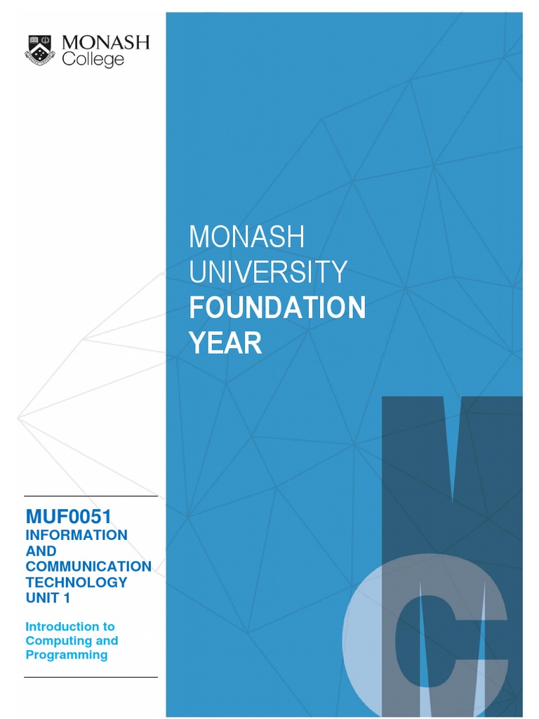 ICT Unit 1 Unit Guide S1 2018 (Jan Intake) | PDF | Educational ...