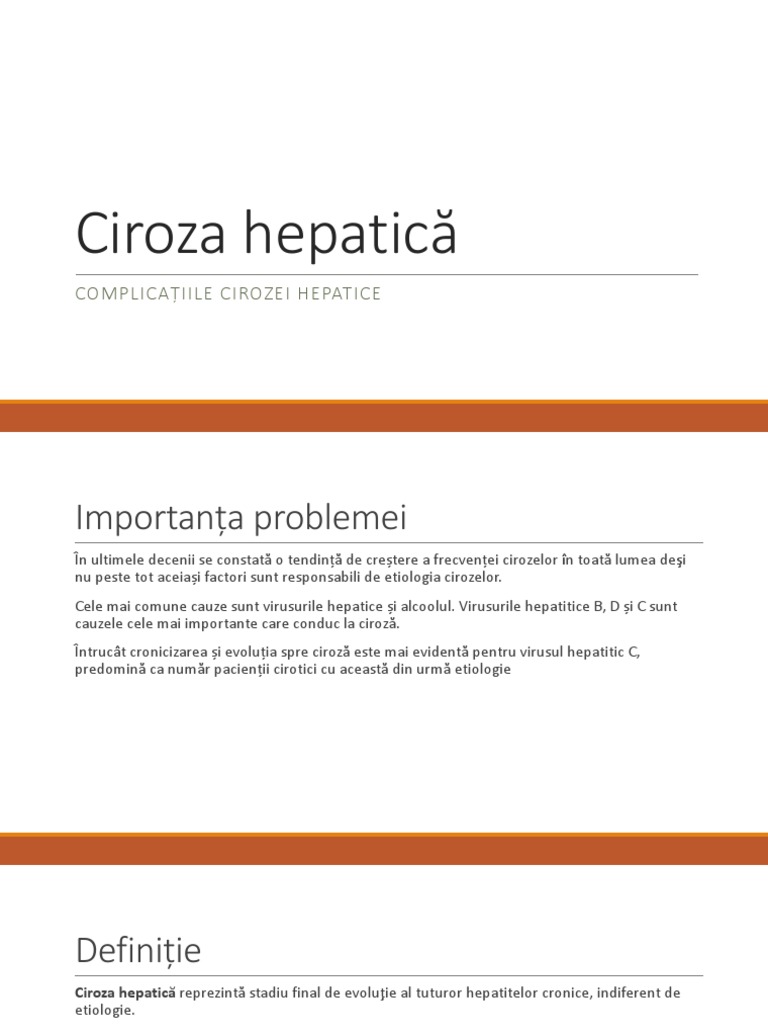 Ciroza Hepatica