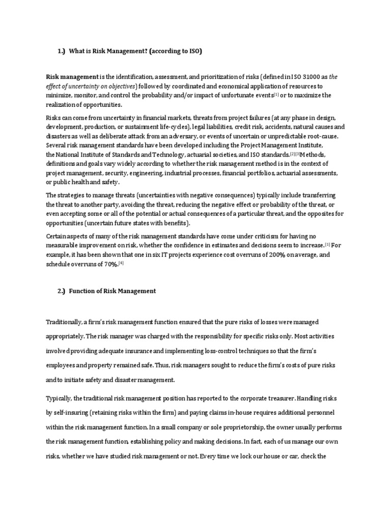 Effect of Uncertainty On Objectives) Followed by Coordinated and ...