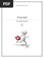 FIRST AID NOTES (Students & Trainers) | PDF | Burn | First Aid